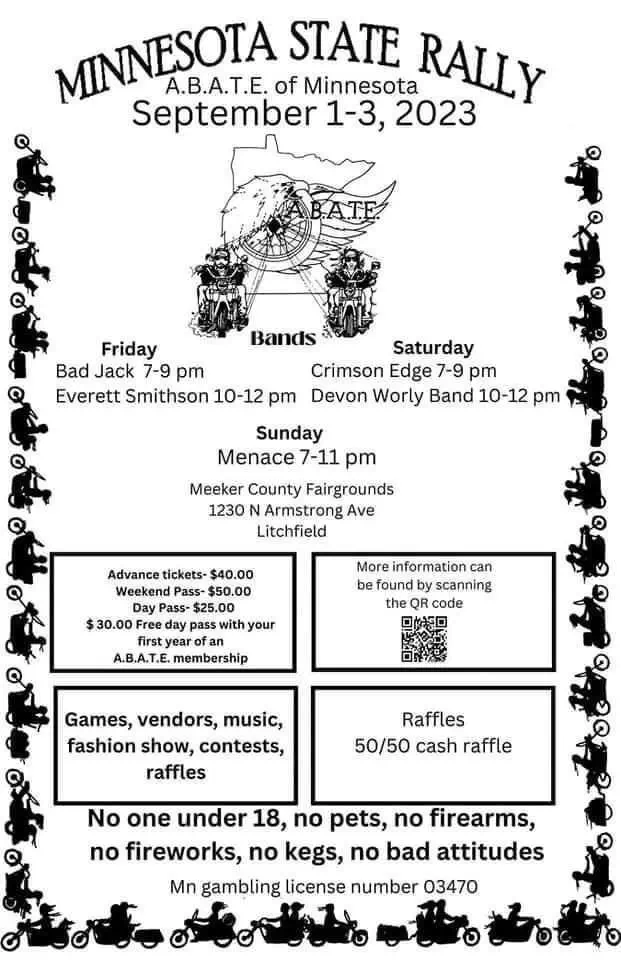 ABATE of Minnesota Rally - The Biker Lawyers, PC